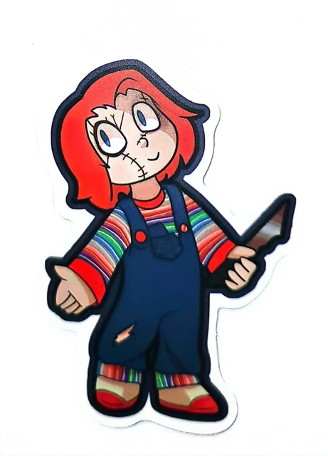 DOPASTICKER Chucky Childs Play Anime Manga Horror Sticker Phone Decal ...