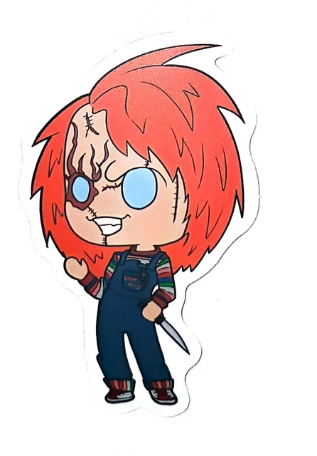 DOPASTICKER Chucky Childs Play Anime Manga Horror Sticker Phone Decal ...