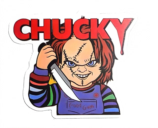DOPASTICKER Chucky Childs Play Anime Manga Horror Sticker Phone Decal ...