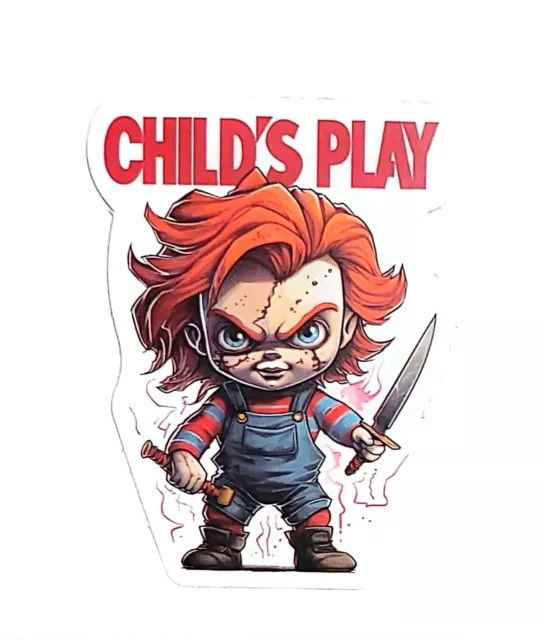 DOPASTICKER Chucky Doll Childs Play Anime Manga Horror Sticker Phone ...