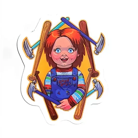 DOPASTICKER Chucky Doll Childs Play Anime Manga Horror Sticker Phone ...