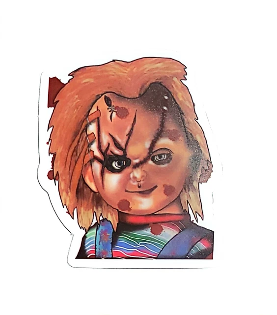DOPASTICKER Chucky Doll Childs Play Anime Manga Horror Sticker Phone ...
