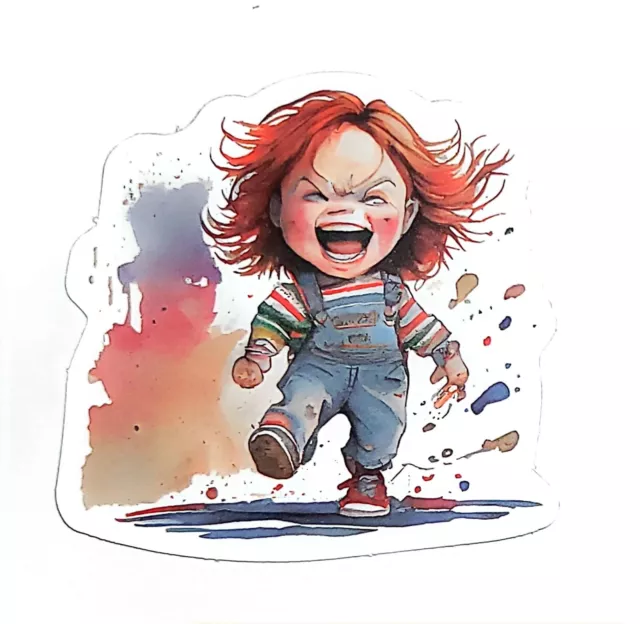 DOPASTICKER Chucky Doll Childs Play Anime Manga Horror Sticker Phone ...