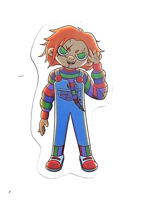 DOPASTICKER Chucky Doll Childs Play Anime Manga Horror Sticker Phone ...