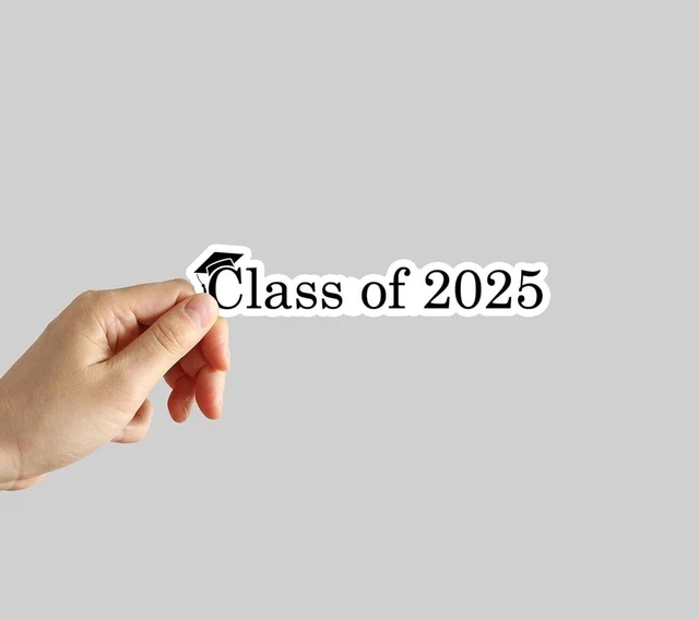 DOPASTICKER Class Of 2025 Sticker Graduation Sticker Senior Sticker ...