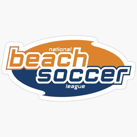 DOPASTICKER Classy National Beachoccer League Design Perfect Sticker ...