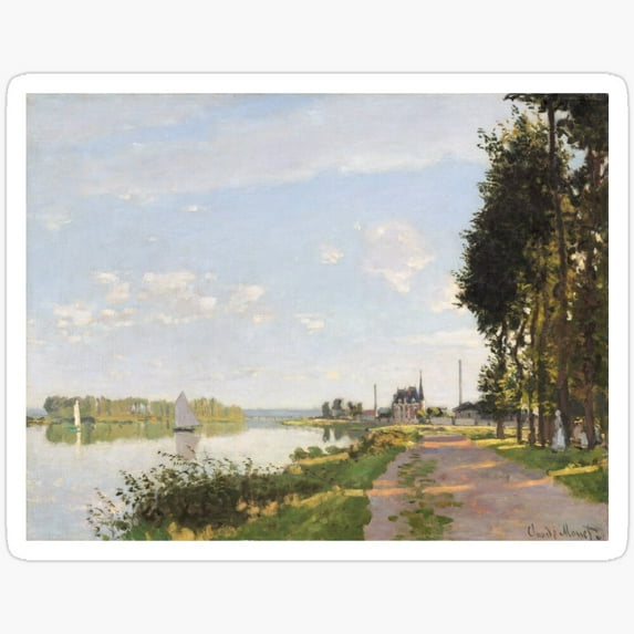 DOPASTICKER Claude Monet Argenteuil - Perfect Birthday Gift Everyone ...