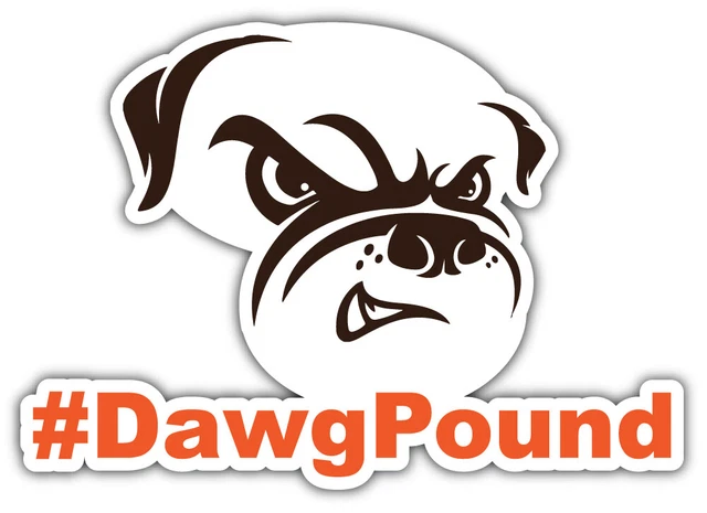 DOPASTICKER Cleveland Browns Dawg Pound Sport Car Sticker Phone Water ...