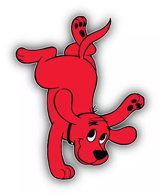 DOPASTICKER Clifford The Big Red Dog Cartoon Clifford Sticker Decal ...