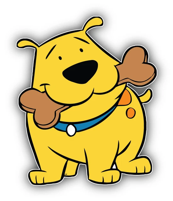 DOPASTICKER Clifford The Big Red Dog Cartoon T Bone Sticker Decal Phone ...