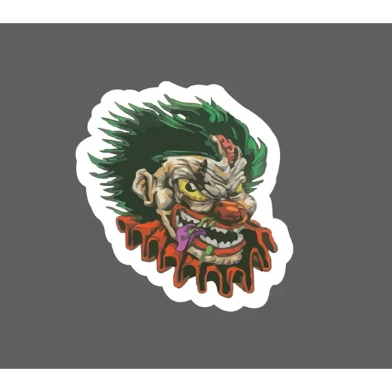 DOPASTICKER Clown Stickercary Horror Circus Movie Book Sticker Phone ...