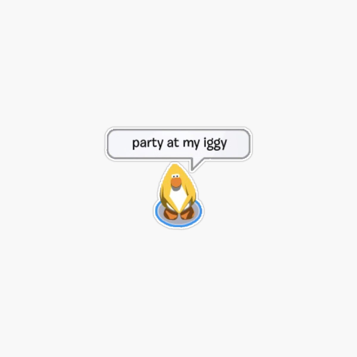 DOPASTICKER Club Penguin Dancing Sticker, Phone Sticker Car Stickers ...