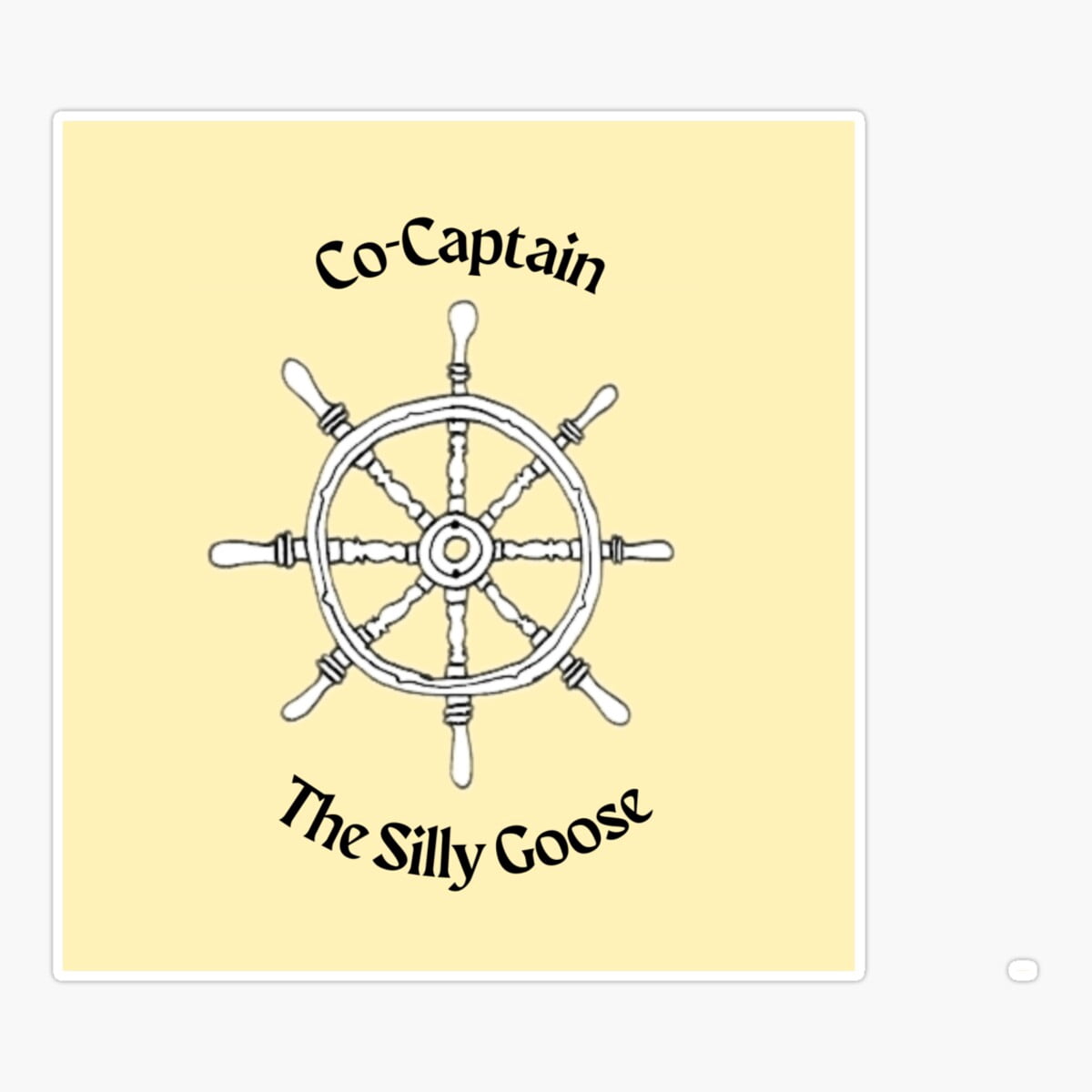 DOPASTICKER Co-Captains Of The Go.Ose Ship Sticker, Phone Sticker Car ...