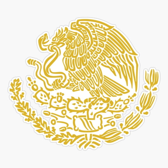 DOPASTICKER Coat O Arms O Mexico Sticker, Phone Sticker Car Stickers ...