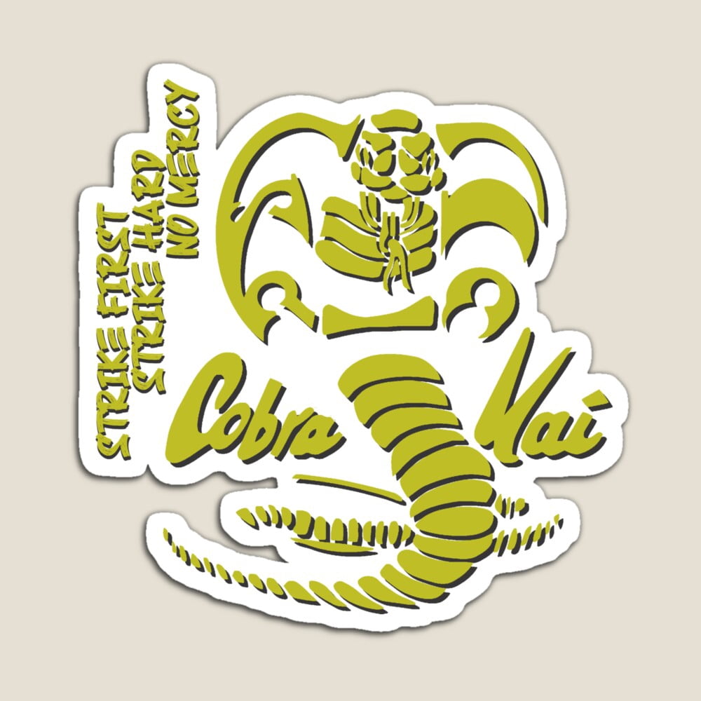 DOPASTICKER Cobra Kai Heart Side Sticker Decorative Laptop, Phone ...