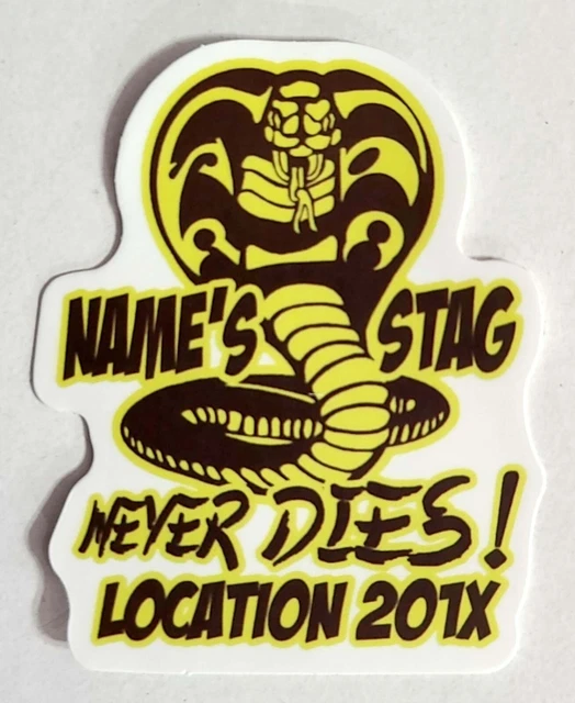 DOPASTICKER Cobra Kai The Karate Kid Sticker Phone Decal Water Bottle ...