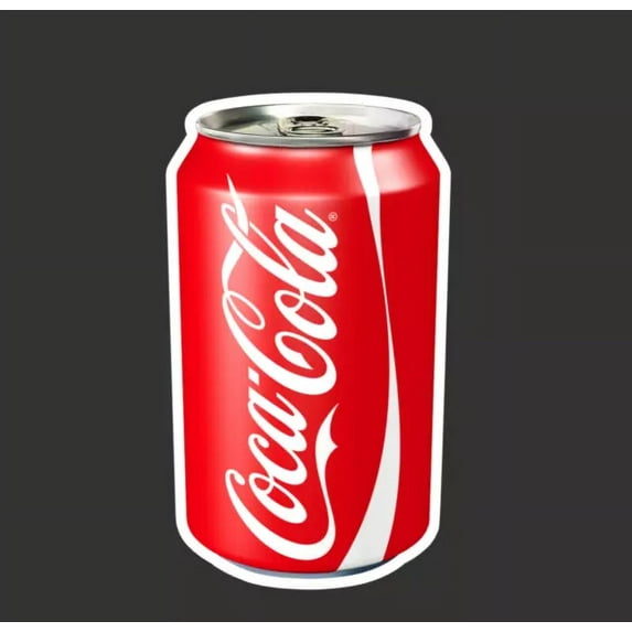 DOPASTICKER Coca Cola Can, Phone Sticker, Latop Sticker, Lover Gift ...