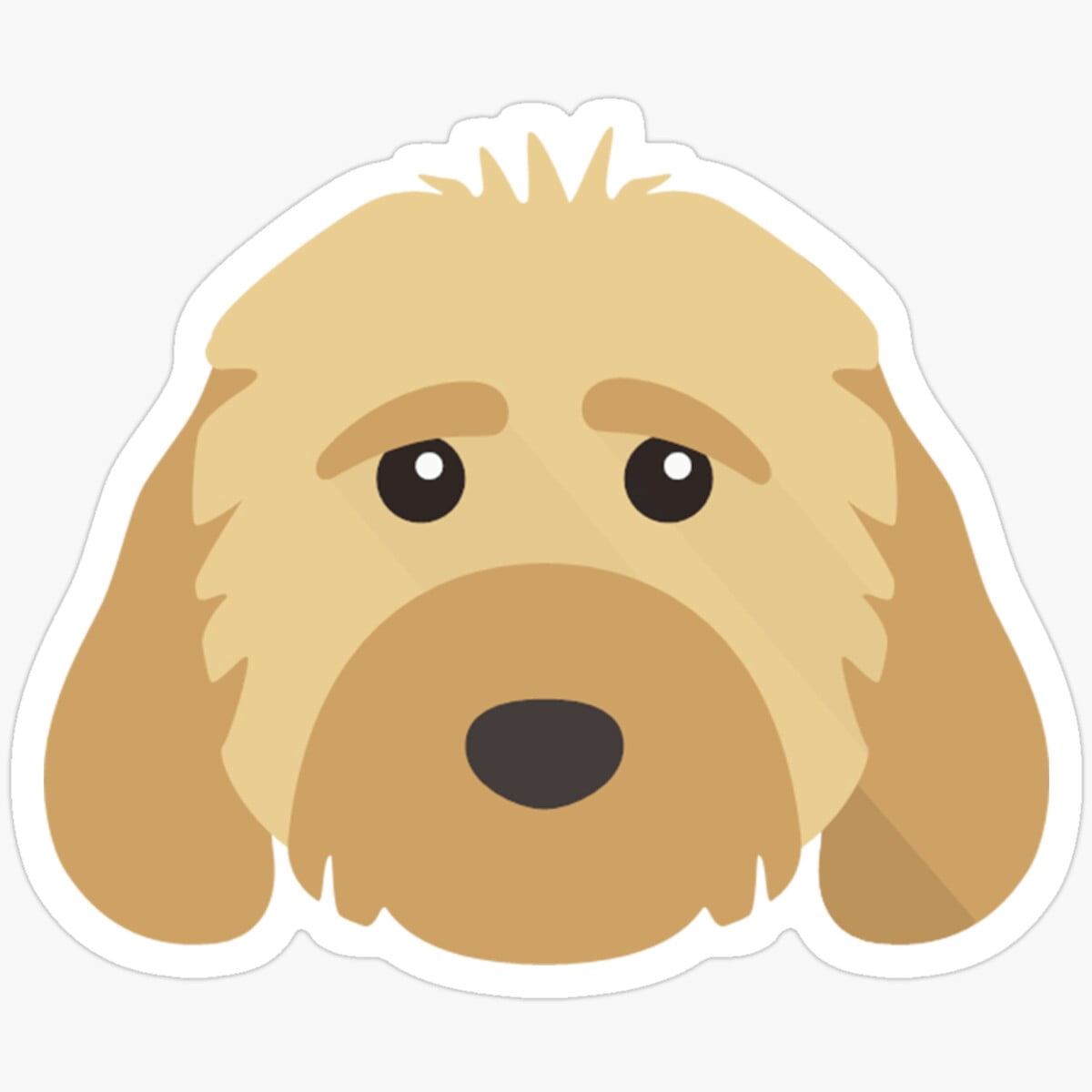 DOPASTICKER Cockapoo Dog Sticker, Waterproof Decal For Pet Lovers Phone ...