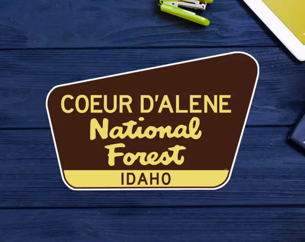 DOPASTICKER Coeur D' Alene National Forest Sticker Idaho Park ...