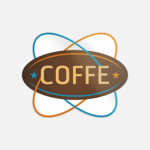 DOPASTICKER Coffe Food Label Sticker Phone Decal Water Bottle Stickers ...