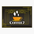 DOPASTICKER Coffee Art Deco Design Sticker, Phone Sticker Car Stickers ...