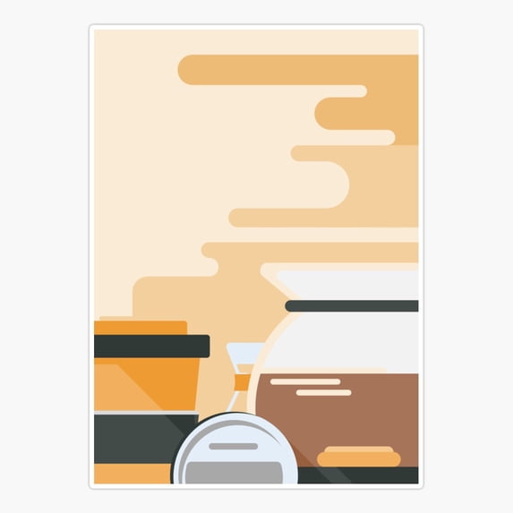 DOPASTICKER Coffee' Collection. Design #2 Sticker, Phone Sticker Car ...