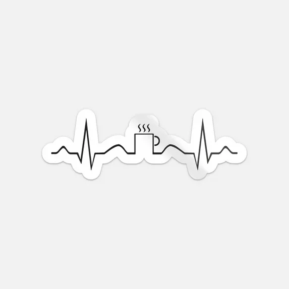 DOPASTICKER Coffee Lifeline Sticker Decal Phone Decal Water Bottle ...