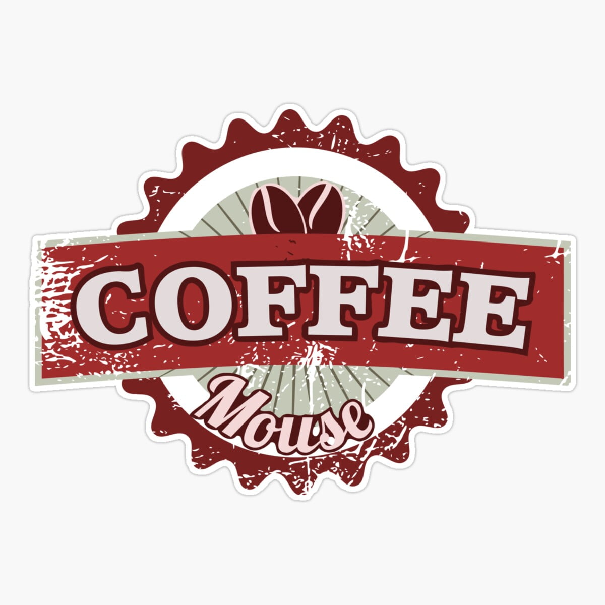 DOPASTICKER Coffee Mouse Sticker, Phone Sticker Car Stickers, Birthday ...