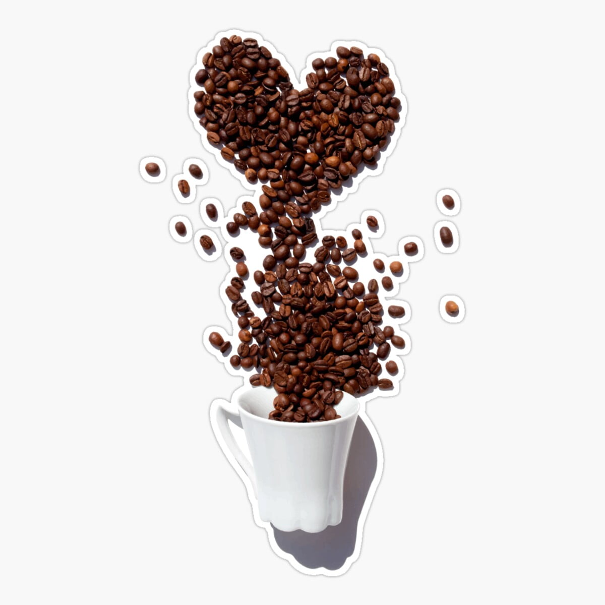 DOPASTICKER Coffee Spill Sticker, Phone Sticker Car Stickers, Birthday ...