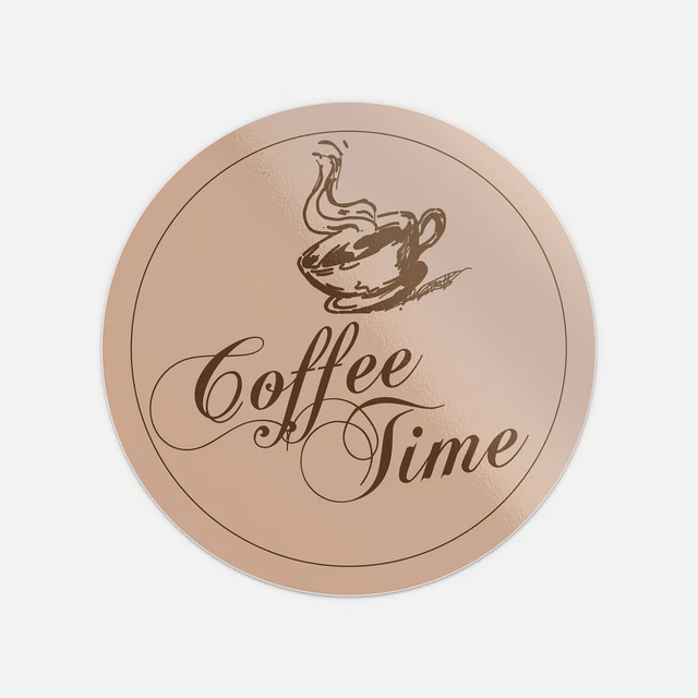 DOPASTICKER Coffee Time Product Sticker Phone Decal Water Bottle ...