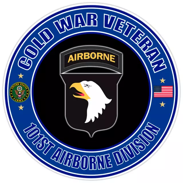 DOPASTICKER Cold War Veteran 101St Airborne Division Sticker Military ...