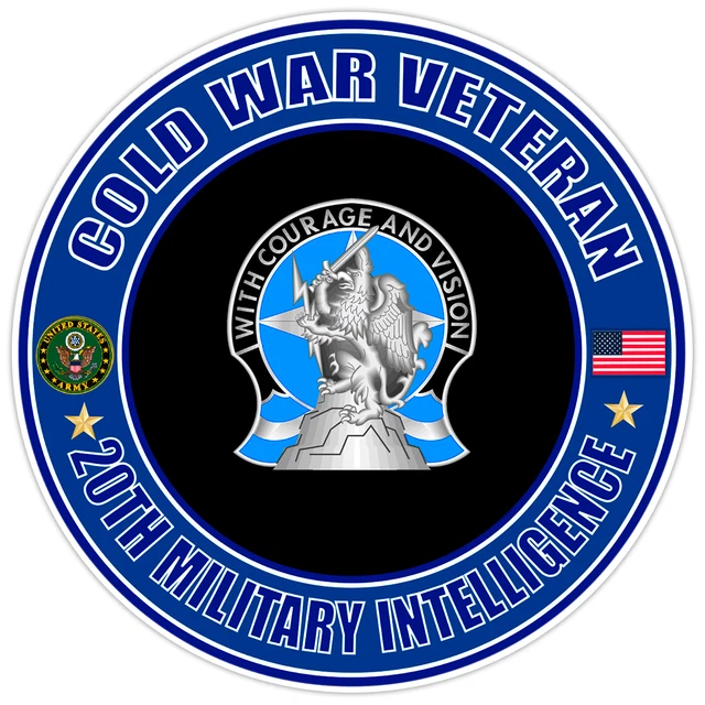 DOPASTICKER Cold War Veteran 20Th Military Intelligence Sticker ...