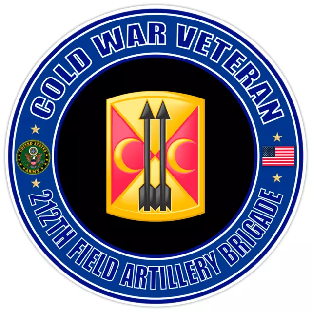 DOPASTICKER Cold War Veteran 212Th Field Artillery Brigade Sticker ...
