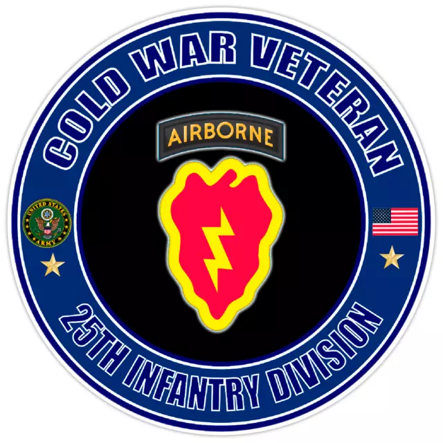 DOPASTICKER Cold War Veteran 25Th Infantry Division Sticker Military ...