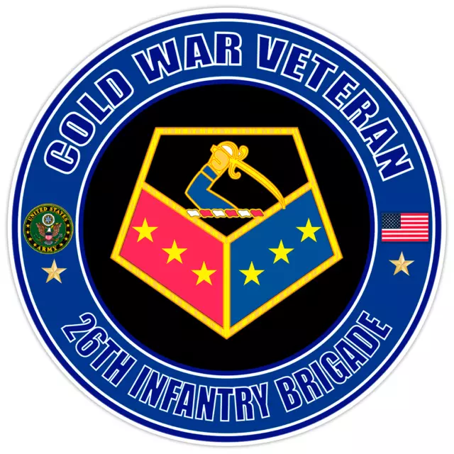 DOPASTICKER Cold War Veteran 26Th Infantry Division Sticker Military ...
