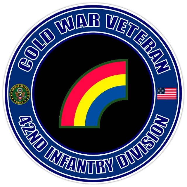 DOPASTICKER Cold War Veteran 42Nd Infantry Division Sticker Military ...
