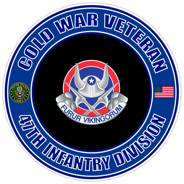 DOPASTICKER Cold War Veteran 47Th Infantry Division Sticker Military ...