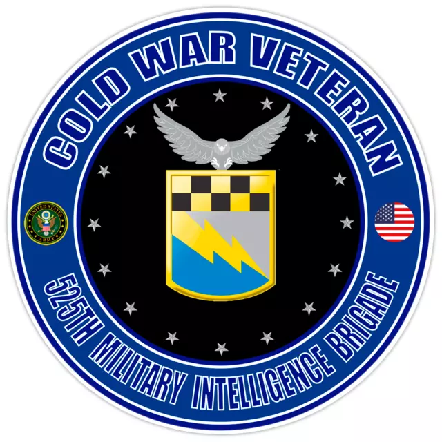 DOPASTICKER Cold War Veteran 525Th Military Intelligence Brigade ...