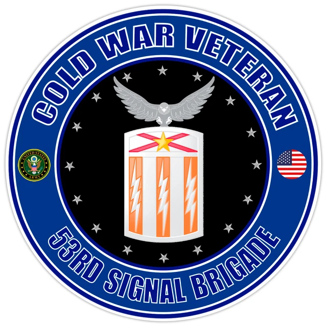 DOPASTICKER Cold War Veteran 53Rd Signal Brigade Sticker Military ...