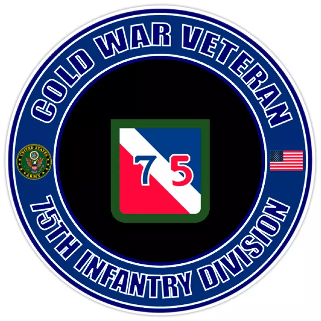 DOPASTICKER Cold War Veteran 75Th Infantry Division Sticker Military ...
