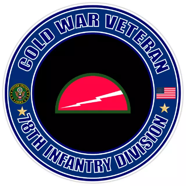 DOPASTICKER Cold War Veteran 78Th Infantry Division Sticker Military ...