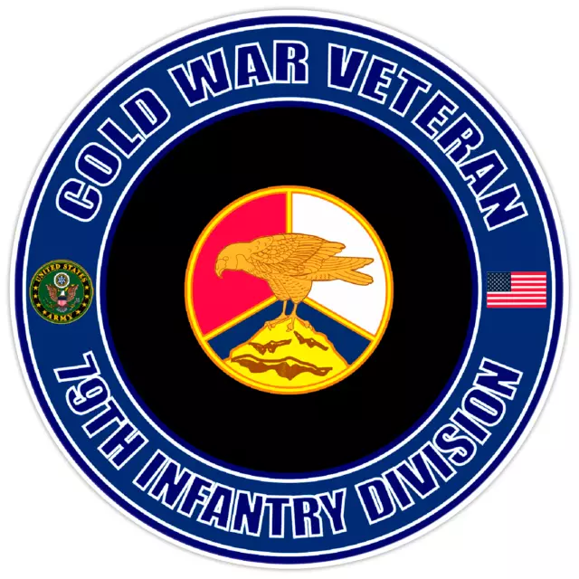 DOPASTICKER Cold War Veteran 79Th Infantry Division Sticker Military ...
