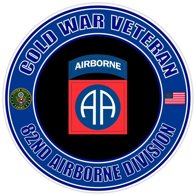 DOPASTICKER Cold War Veteran 82Nd Airborne Division Sticker Military ...