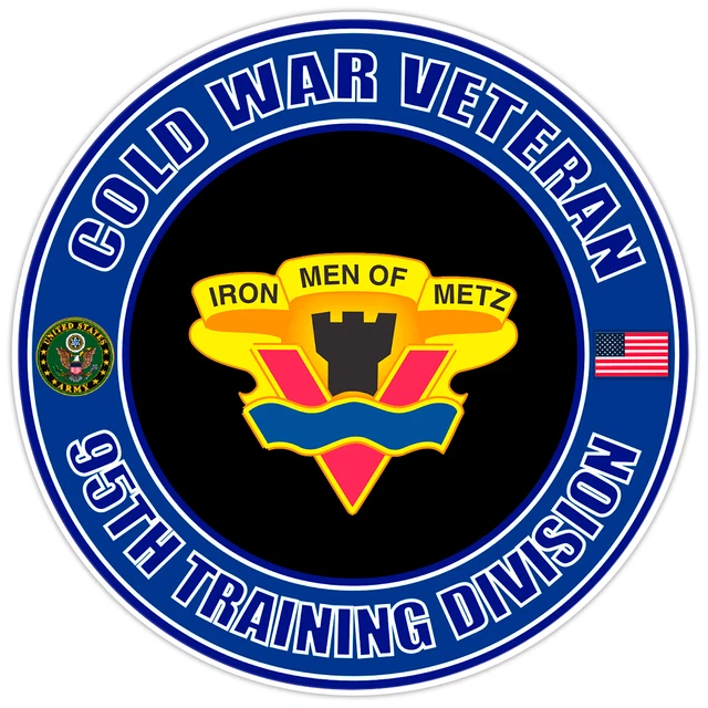 DOPASTICKER Cold War Veteran 95Th Training Division Sticker Military ...
