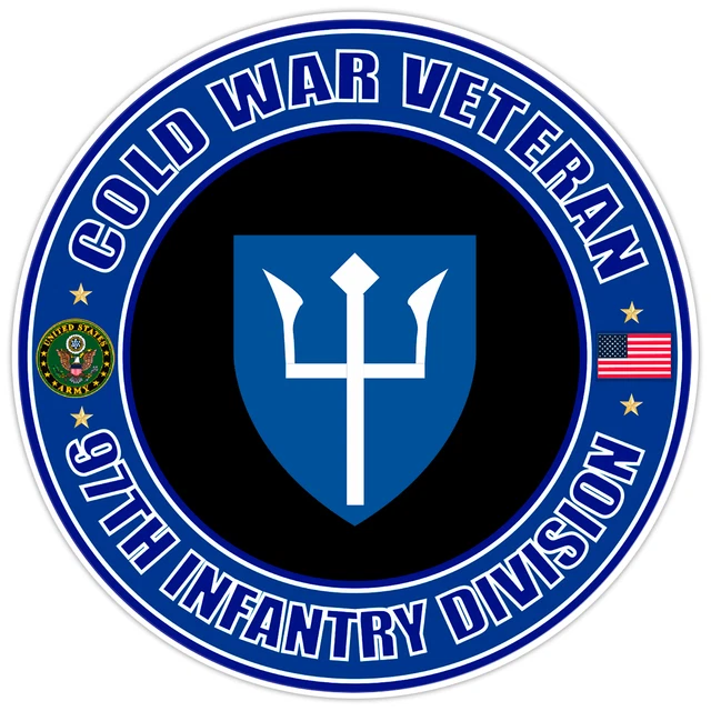 DOPASTICKER Cold War Veteran 97Th Infantry Division Sticker Military ...