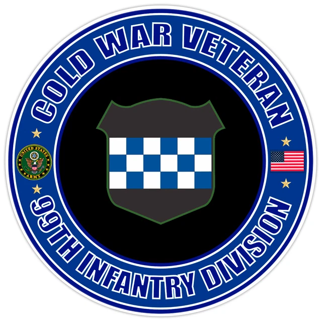 DOPASTICKER Cold War Veteran 99Th Infantry Division Sticker Military ...