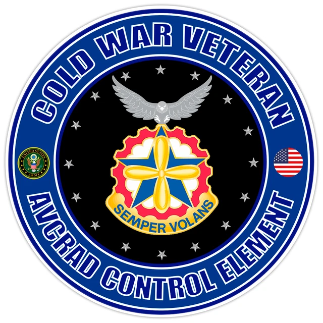 DOPASTICKER Cold War Veteran Avcrad Control Element Sticker Military ...