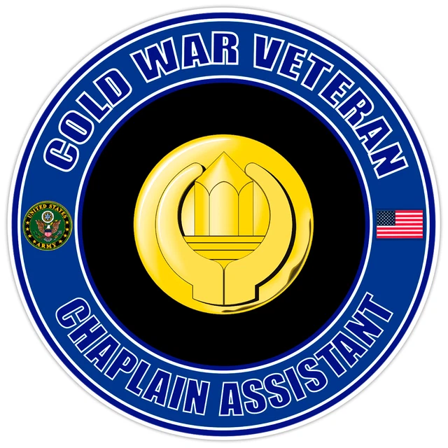 DOPASTICKER Cold War Veteran Chaplain Assistant Sticker Military Decal ...