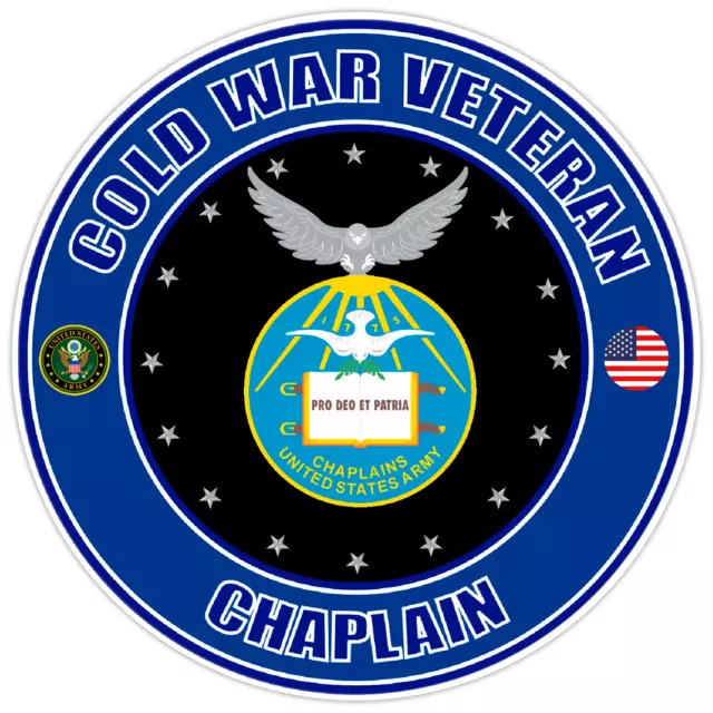 DOPASTICKER Cold War Veteran Chaplain Sticker Military Soldier Decal ...