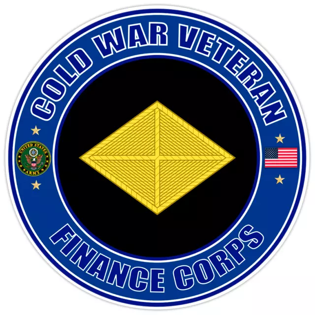 DOPASTICKER Cold War Veteran Finance Corps Sticker Military Soldier ...